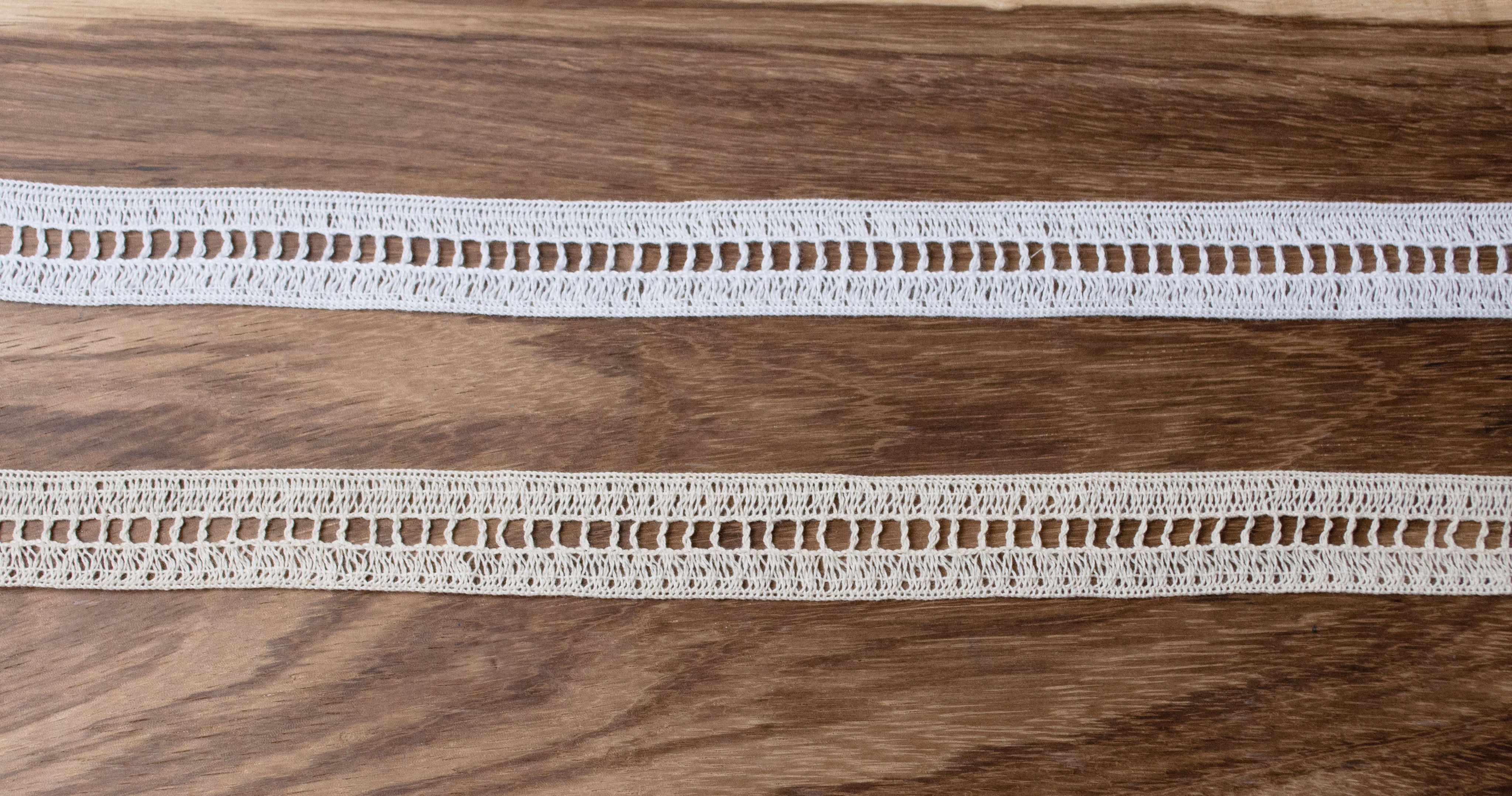 Breezy Lace Ladder in Bone – Embellish Trims