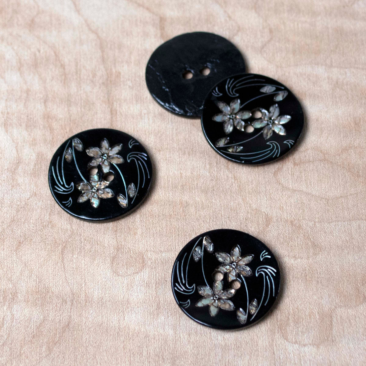 Water Flower Shell Button – Embellish Trims